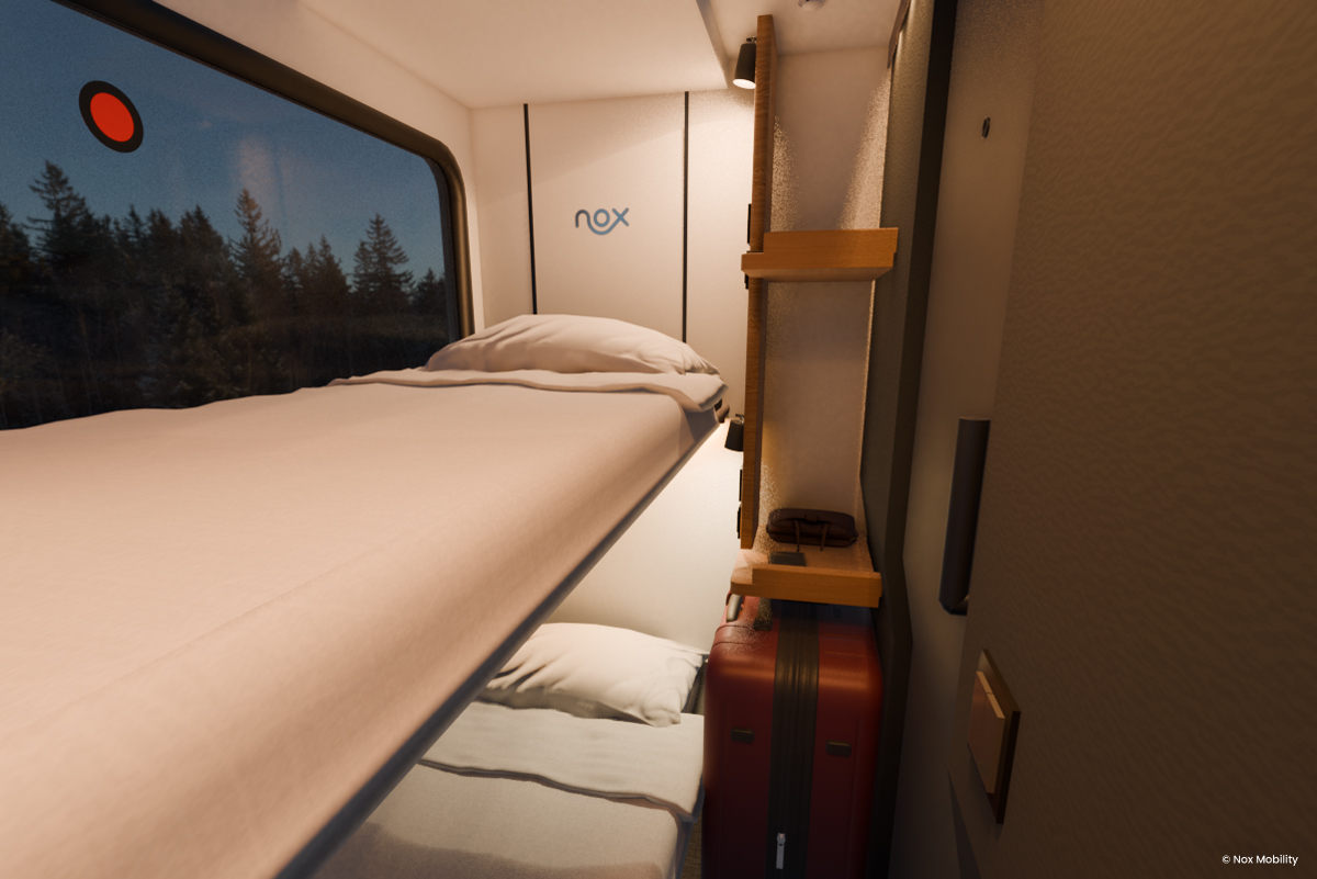 Europe’s new private-room sleeper train will visit over 100 cities