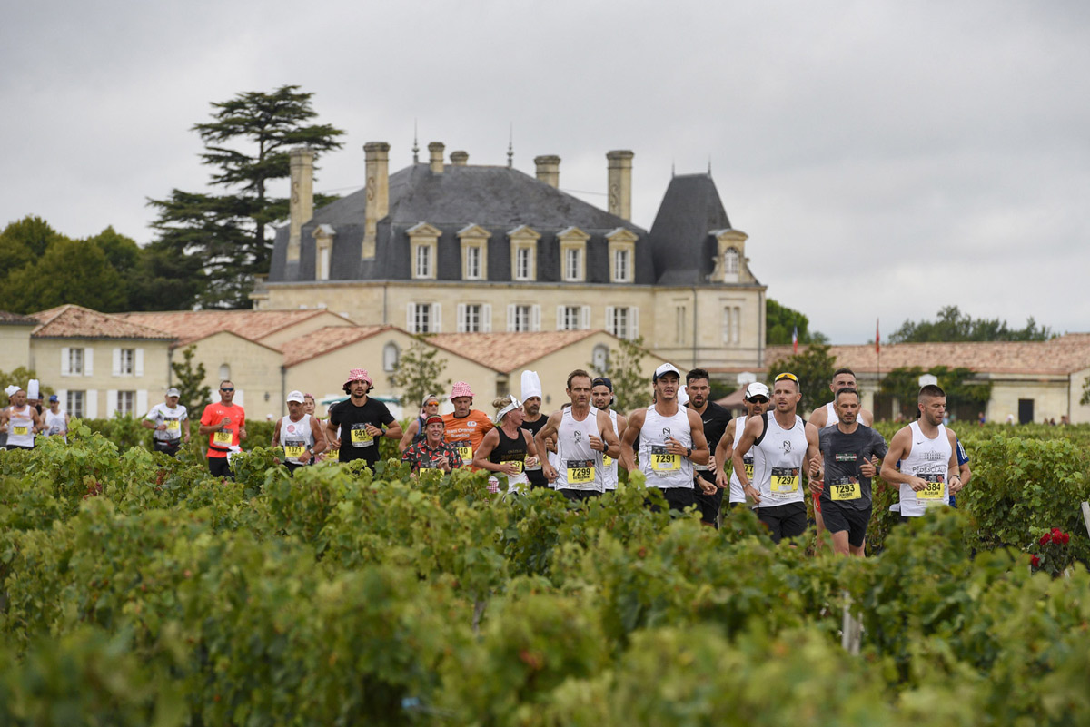 This French marathon has tasting stops at 23 wineries